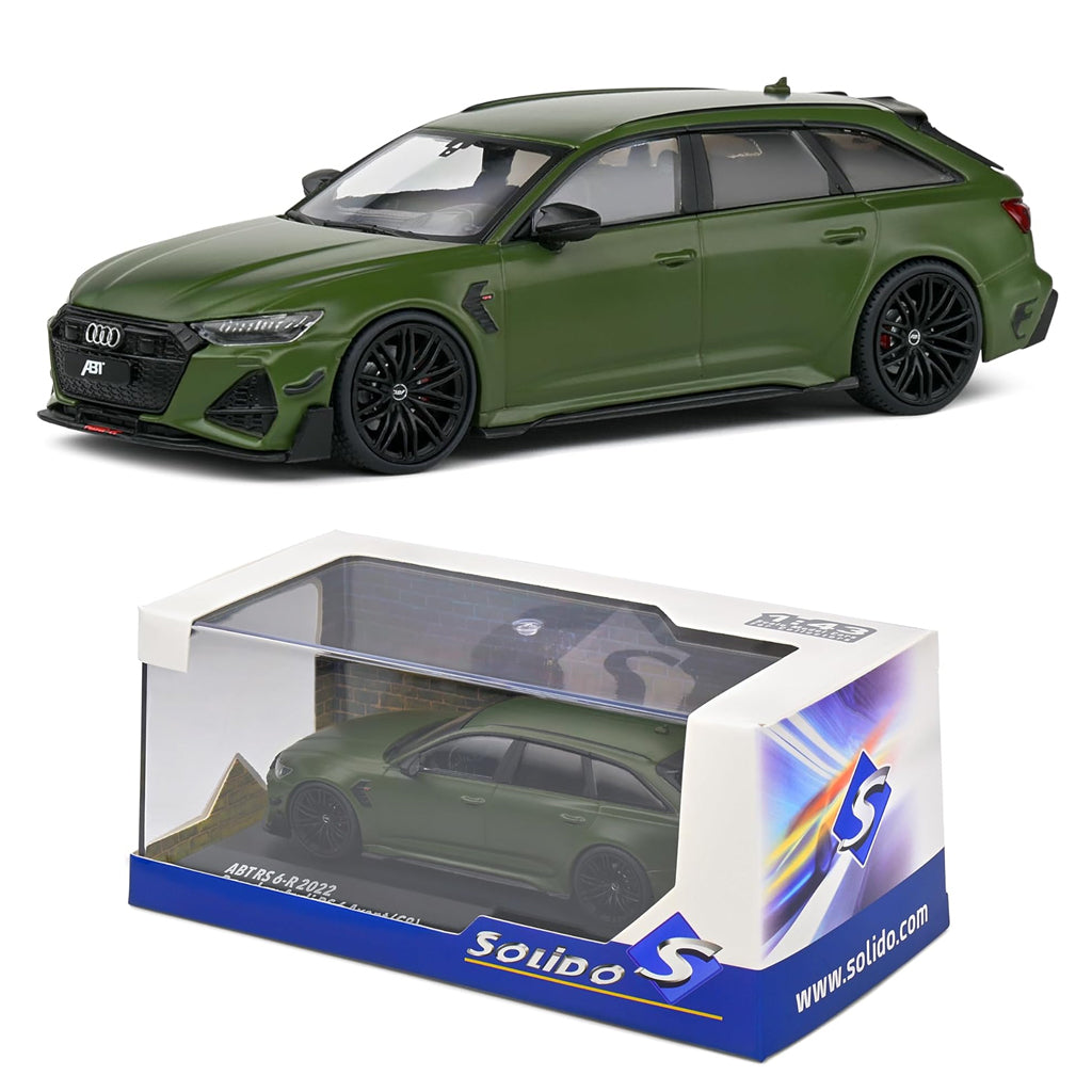 Solido Audi ABT RS6-R 2022 Silk Olive Green (1:43 Scale) – AGR Models