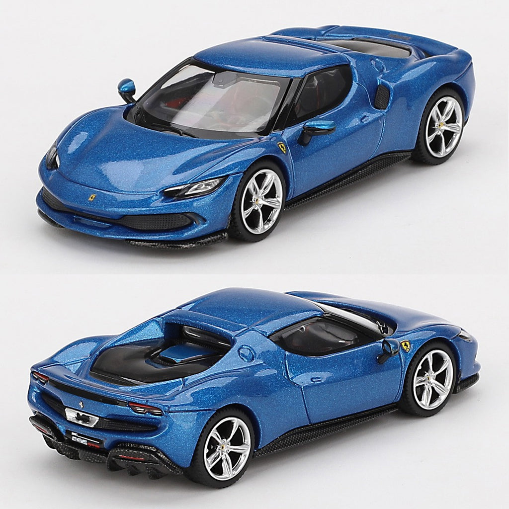 BBR Models Ferrari 296 GTB Blu Corsa Blue (1:64 Scale) – AGR Models