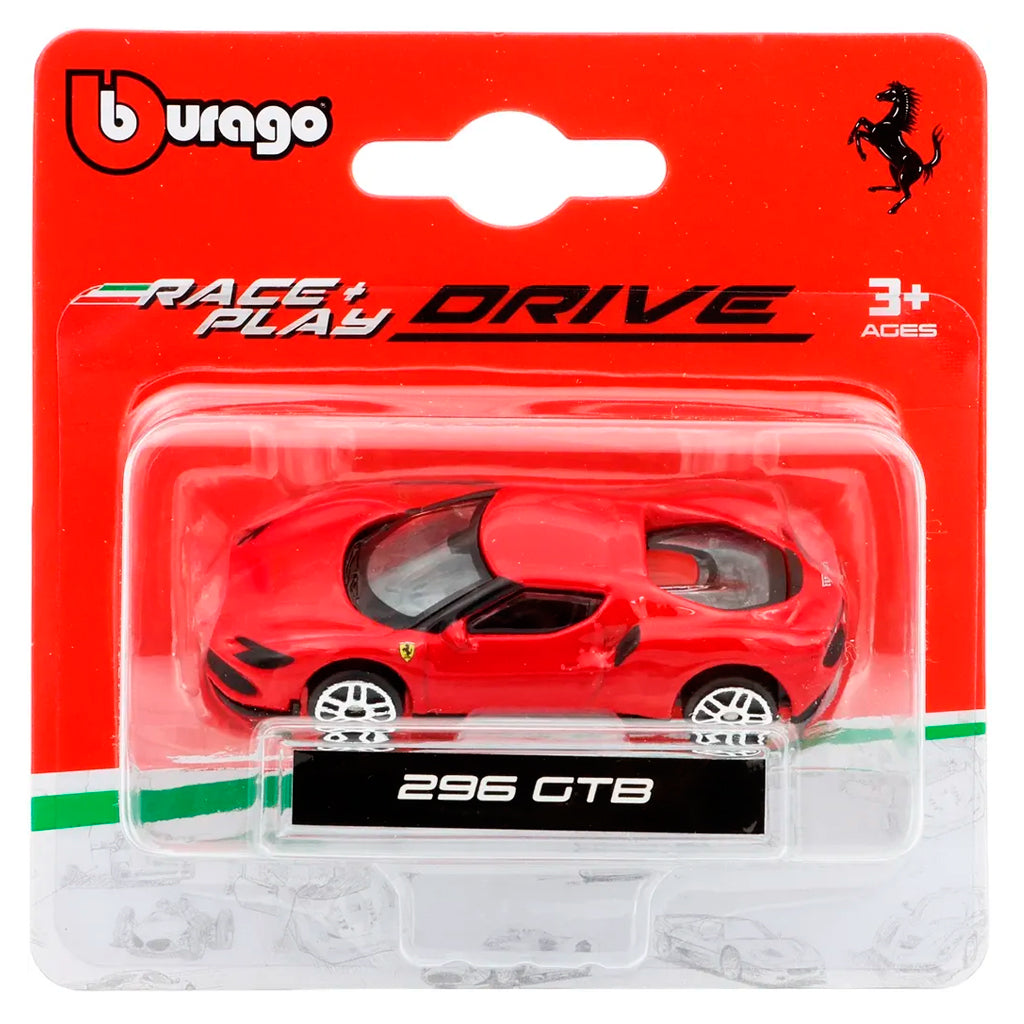 Bburago Ferrari 296 GTB Red (1:64) (Card Creased) – AGR Models