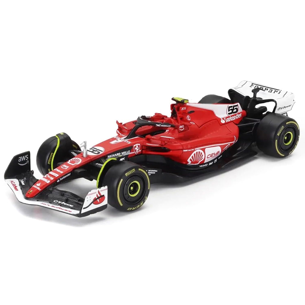 Bburago Ferrari SF23 F1 #55 Carlos Sainz Las Vegas GP 2023 (1:43) – AGR Models