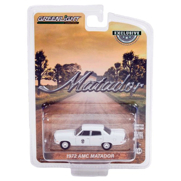 Greenlight 1971 AMC Matador White (1:64) – AGR Models
