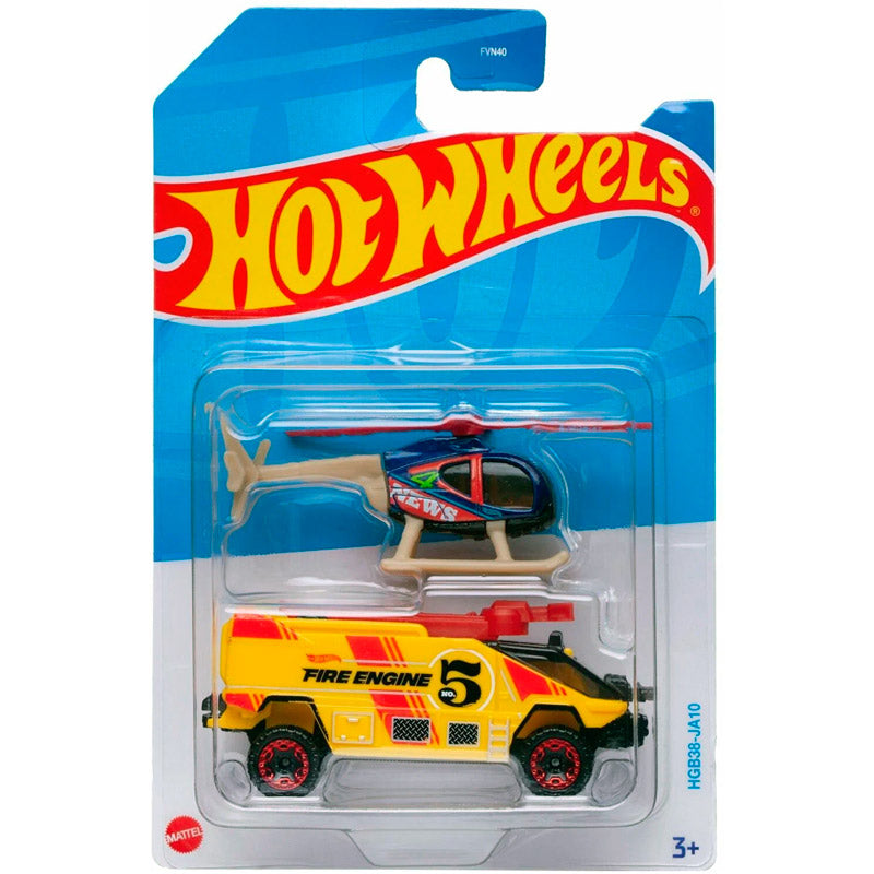 Hot Wheels 2 Car Pack - Island Hopper / Runway Res-Q – AGR Models