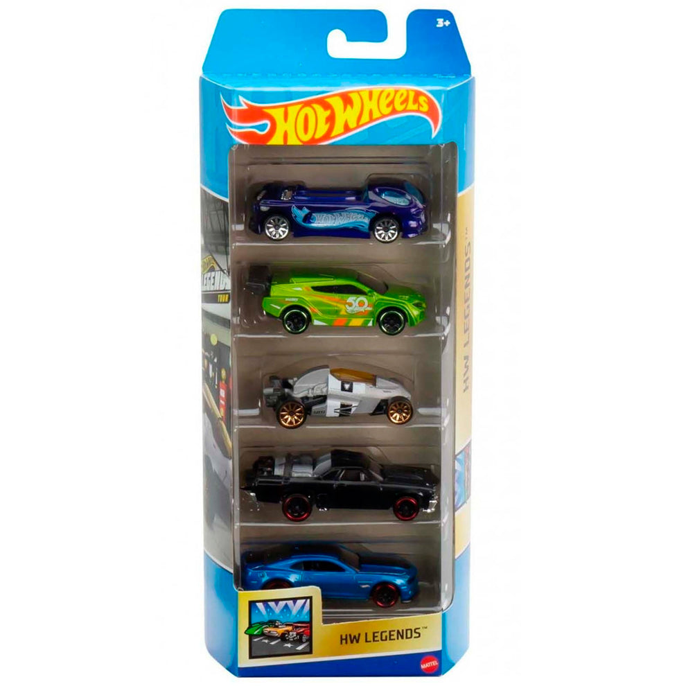 Hot Wheels 5 Car Gift Pack - HW Legends (HFV82) (Tatty Box) – AGR Models