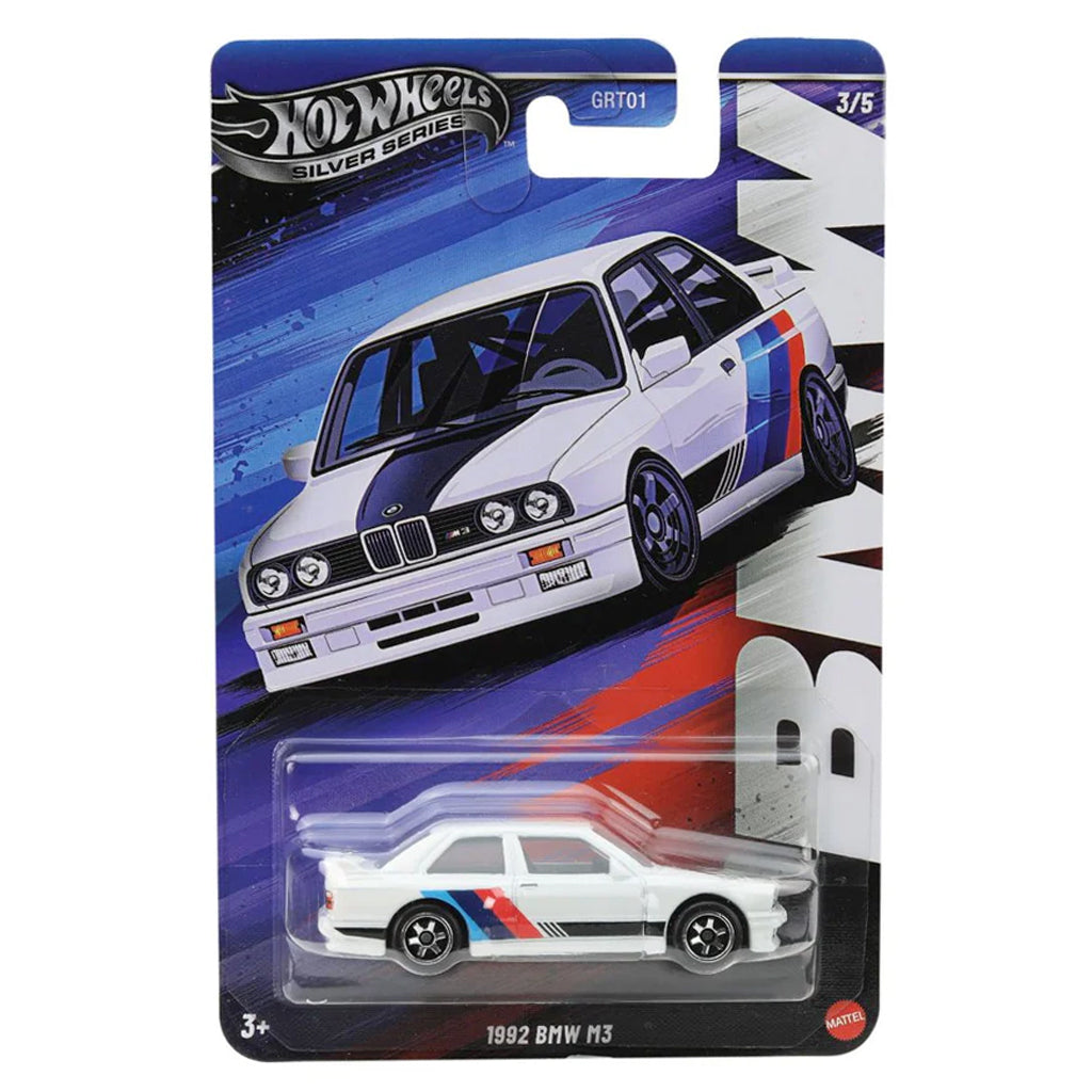 Hot Wheels BMW Series 2025 - 3/5 - 1992 BMW M3 White (JBY56) – AGR Models