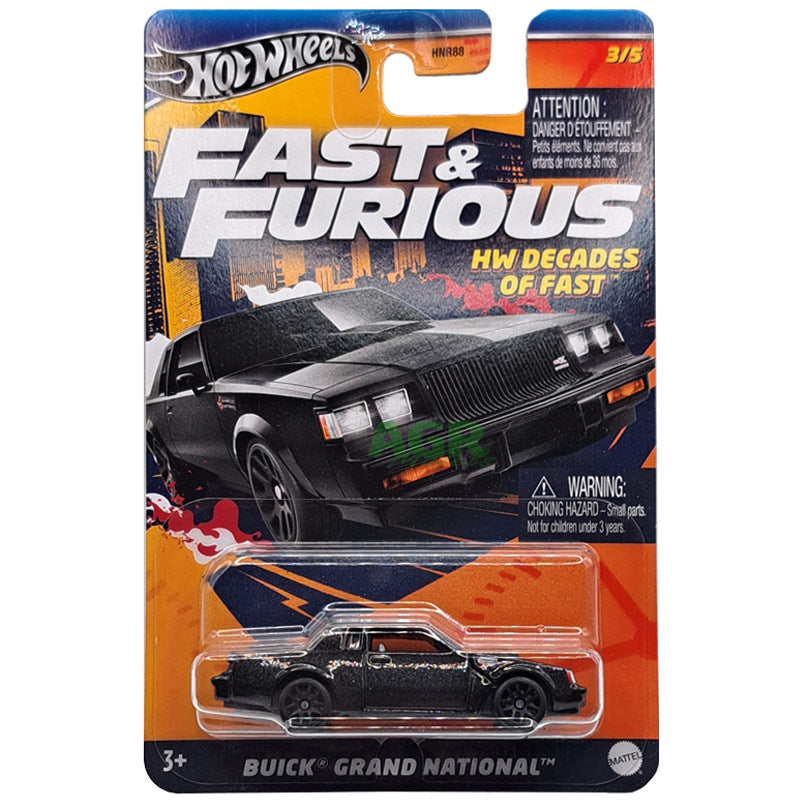 Hot Wheels Fast & Furious Decades Of Fast - Buick Grand National – AGR ...