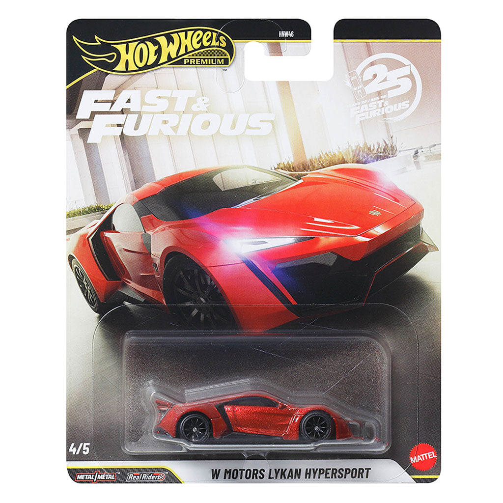 Hot Wheels Fast & Furious 2026 - 4/5 - W Motors Lykan Hypersport Red ...