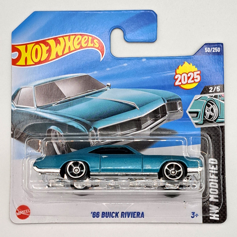 Hot Wheels - '66 Buick Riviera Turquoise (SC) 2025 HW Modified (HYW16 ...