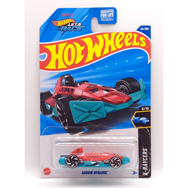 Hot Wheels - Arrow Dynamic Red (US LC) 2025 X-Raycers (Card Creased ...