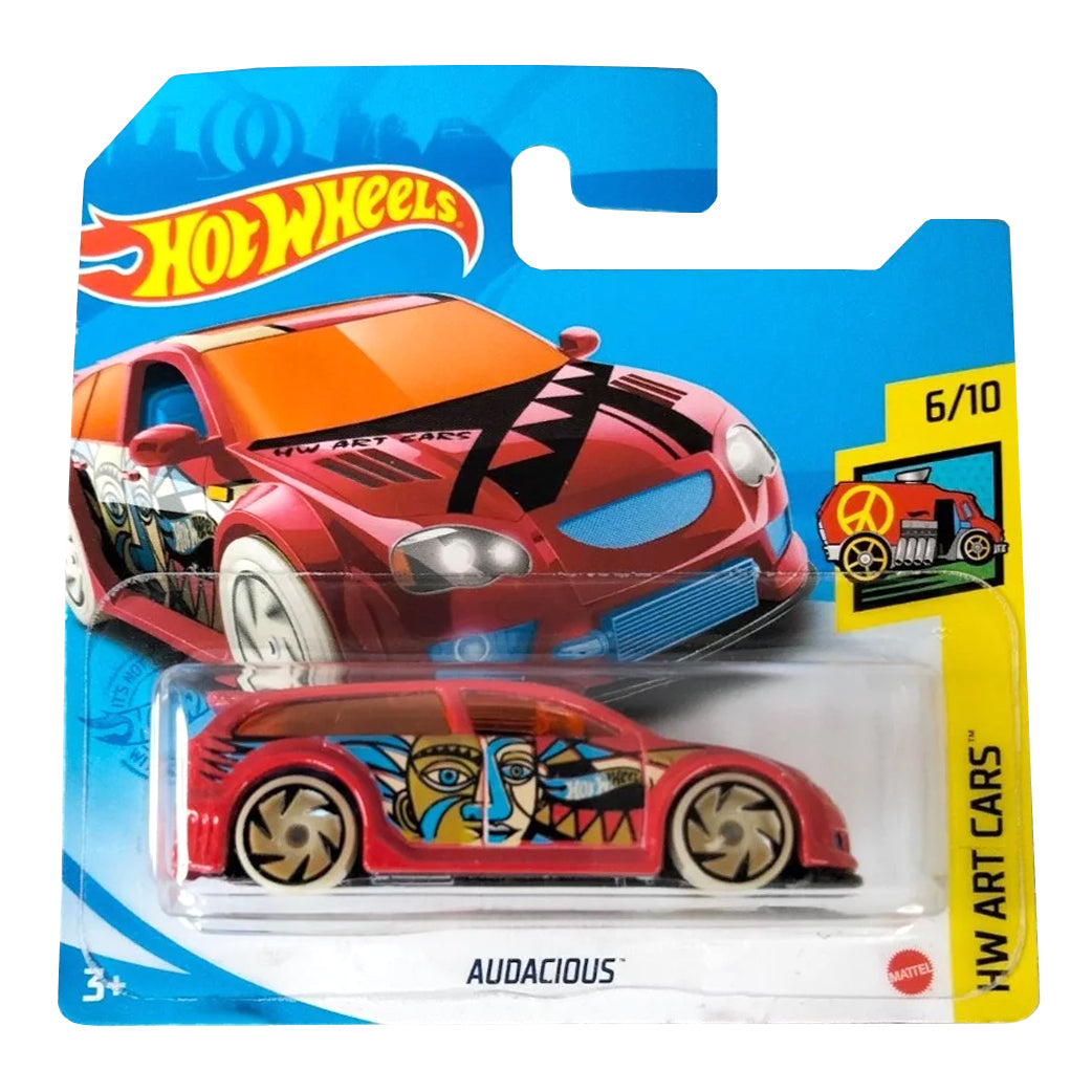 Hot Wheels - Audacious Red (SC) (GRY36) 2021 HW Art Cars (Tatty Edges ...