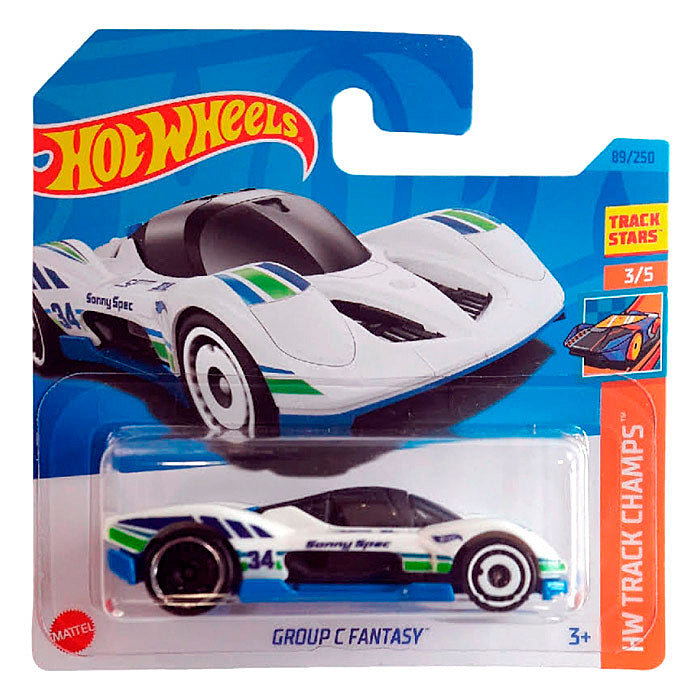 Hot Wheels - Group C Fantasy White (SC) HW Track Champs (Tatty Card ...