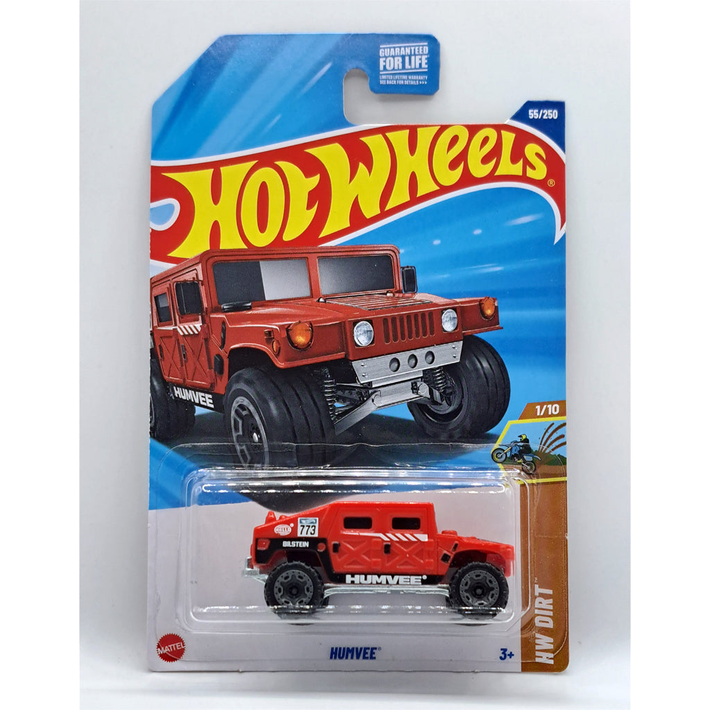 Hot Wheels - Humvee Red (US LC) 2025 HW Dirt (HYX05) (Card Creased ...