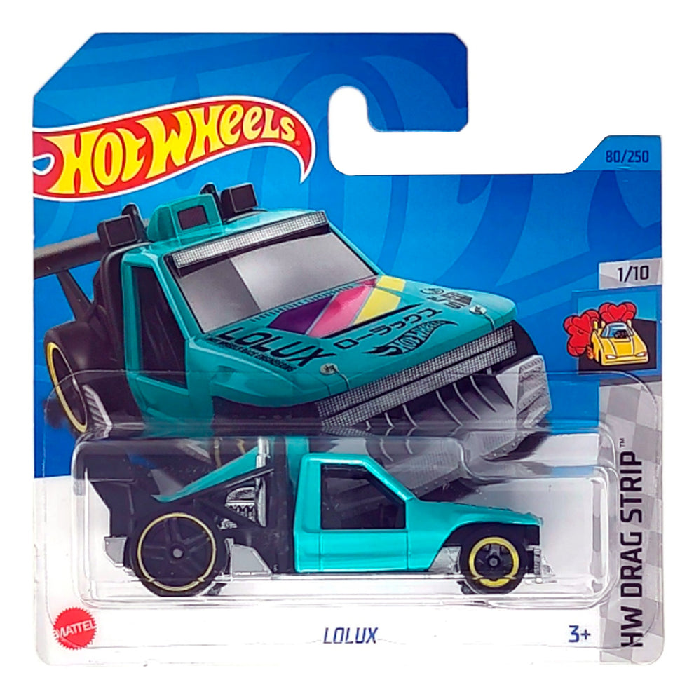 Hot Wheels - Lolux Aqua (SC) HKH31 (2023 HW Drag Strip) (Creased Card ...