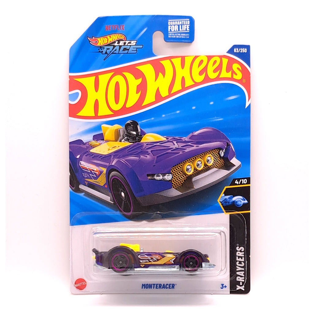 Hot Wheels - Monteracer Purple (US LC) 2025 X-Raycers (HYX09) – AGR Models