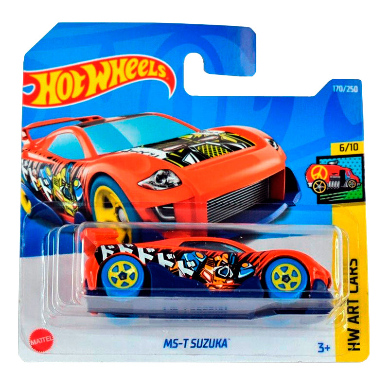 Hot Wheels - MS-T Suzuka Orange (SC) 2022 HW Art Cars (Card Creased ...