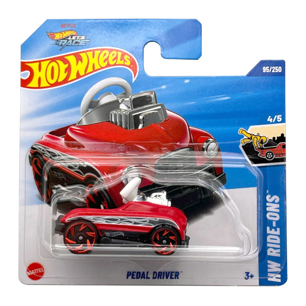 Hot Wheels - Pedal Driver Red (SC) Treasure Hunt (2025 HW Ride-Ons ...