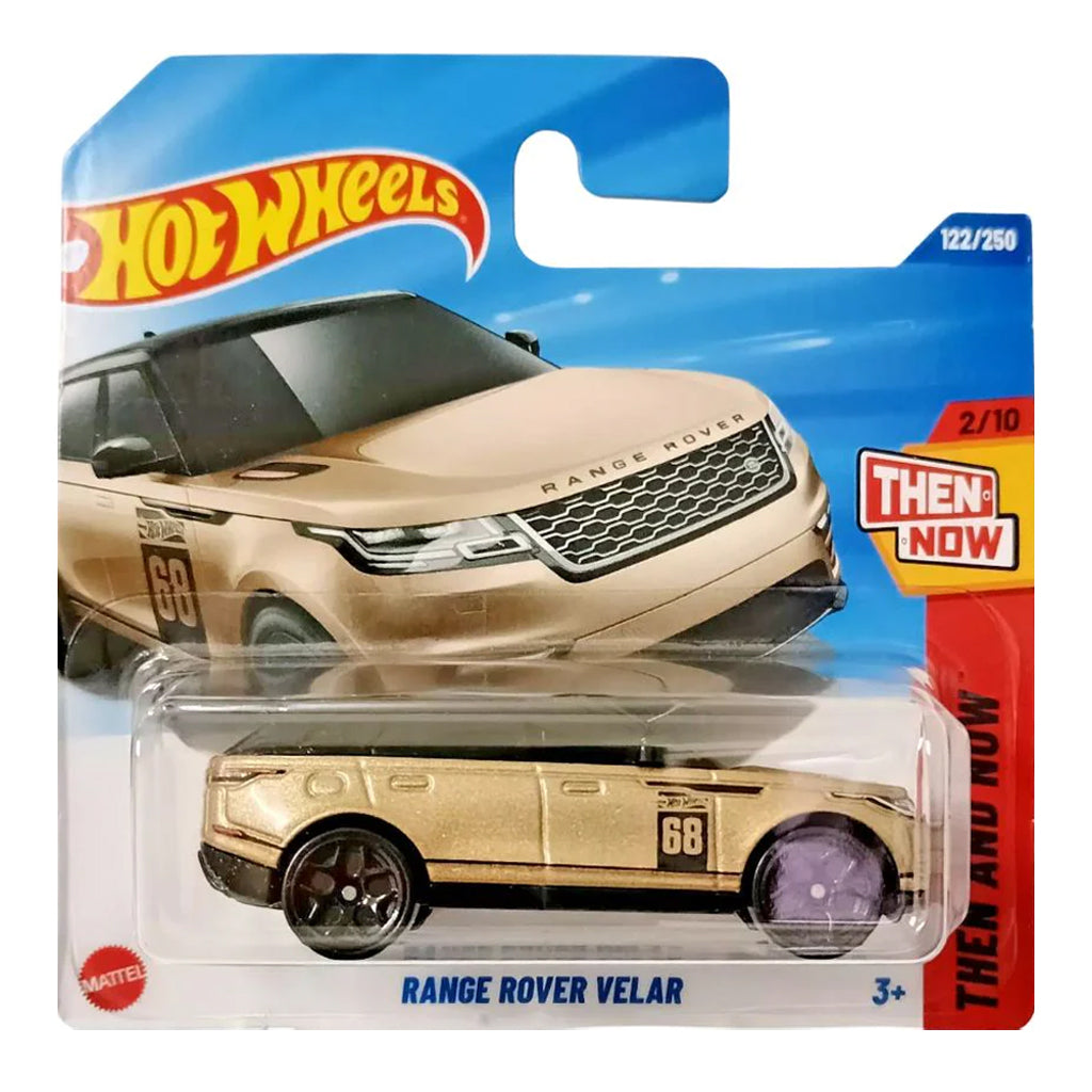 Hot Wheels - Range Rover Velar Gold (SC) Then And Now (Card Creased ...