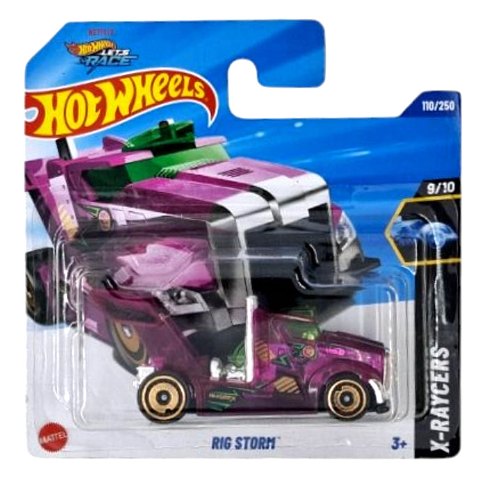 Hot Wheels - Rig Storm (SC) Treasure Hunt (X-Raycers) (Card Creased ...