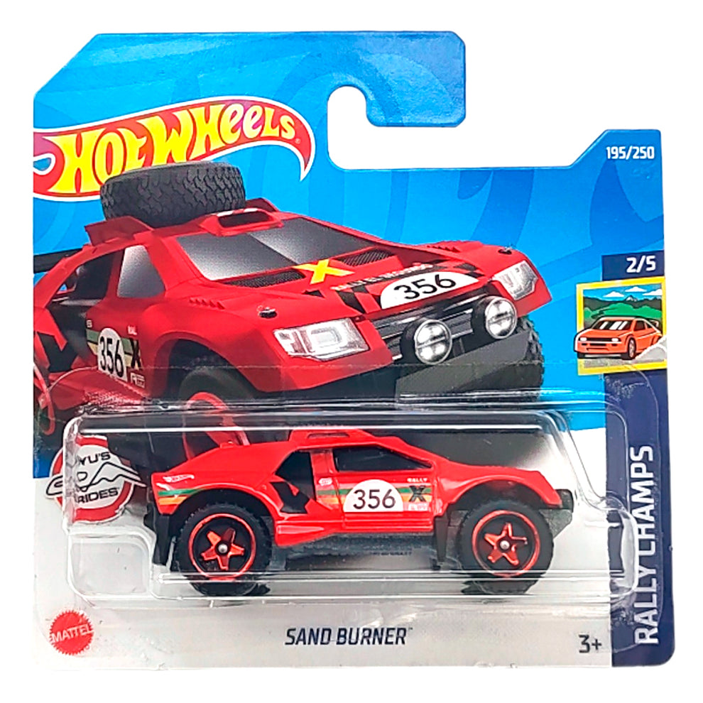 Hot Wheels - Sand Burner Red (SC) HCX64-R521 (Rally Champs) – AGR Models