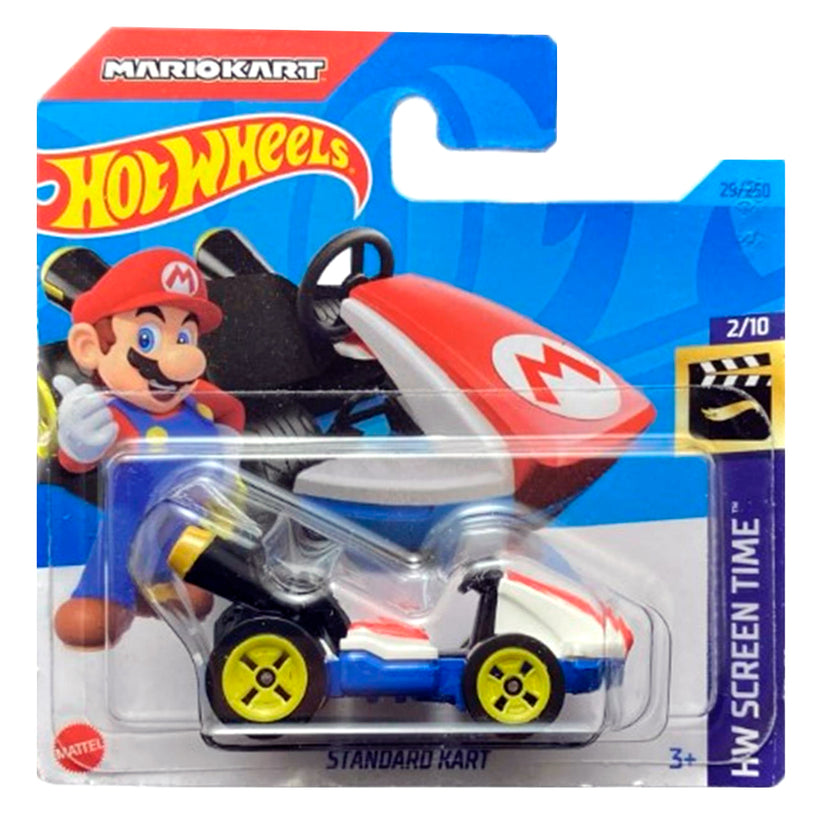 Hot Wheels - Standard Kart (Mario) (SC) HW Screen Time (Tatty Card ...