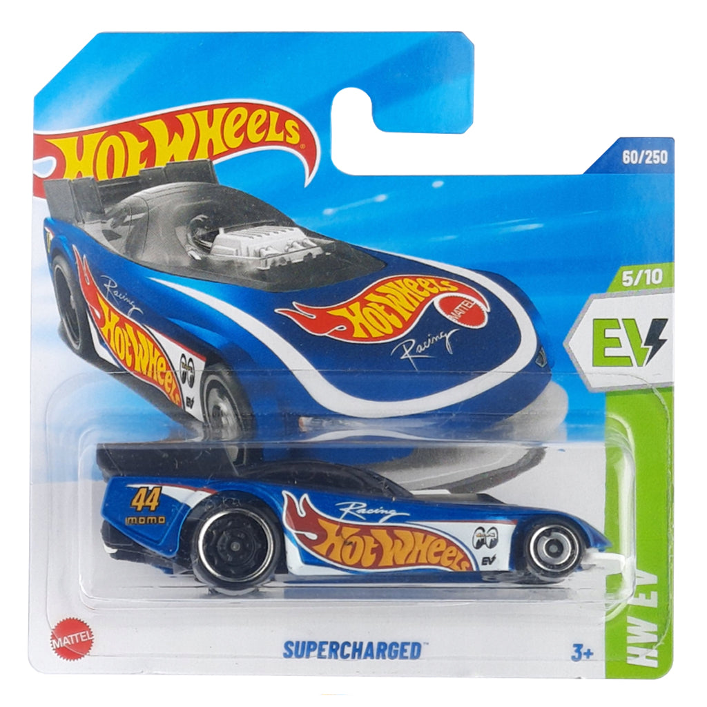 Hot Wheels - Supercharged Blue (SC) 2025 HW EV (Blister Split) HYX06 ...