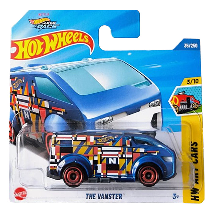 Hot Wheels - The Vanster Blue (SC) HYY87 (HW Art Cars) Card Creased ...