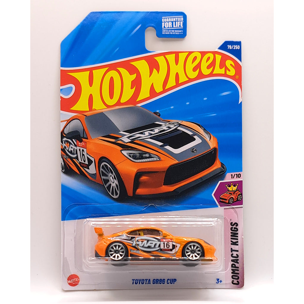 Hot Wheels - Toyota GR86 Cup Orange (US LC) Compact Kings (Tatty Card ...
