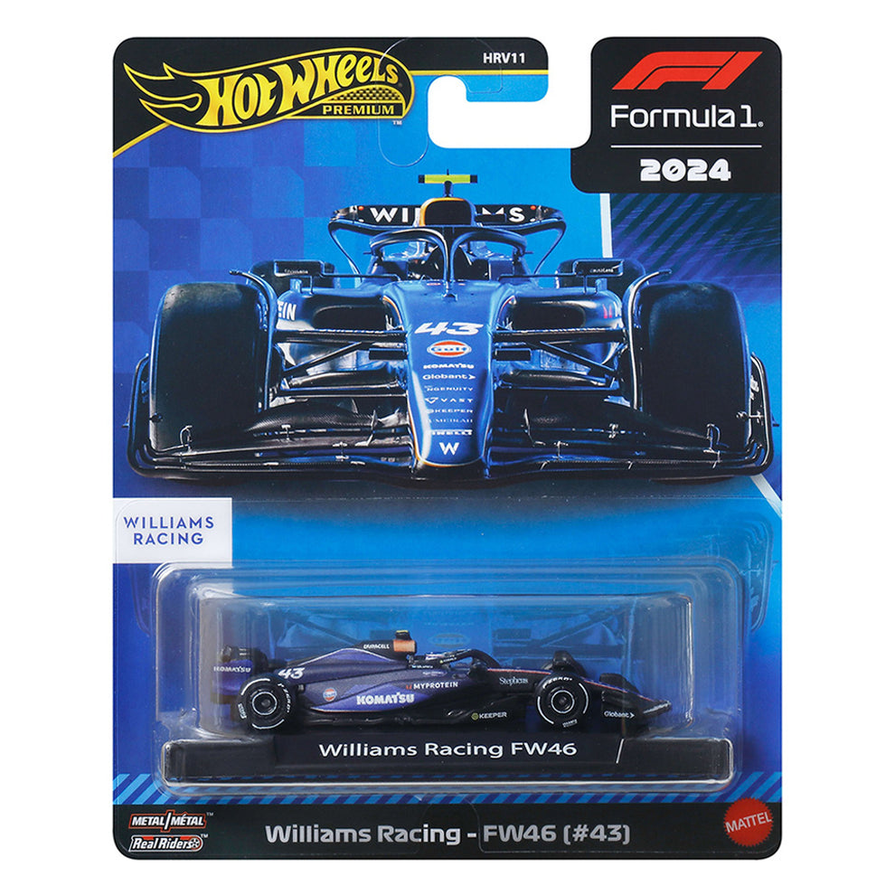 Hot Wheels Premium F1 - Williams FW46 F1 Team 2024 #43 Colapinto – AGR ...