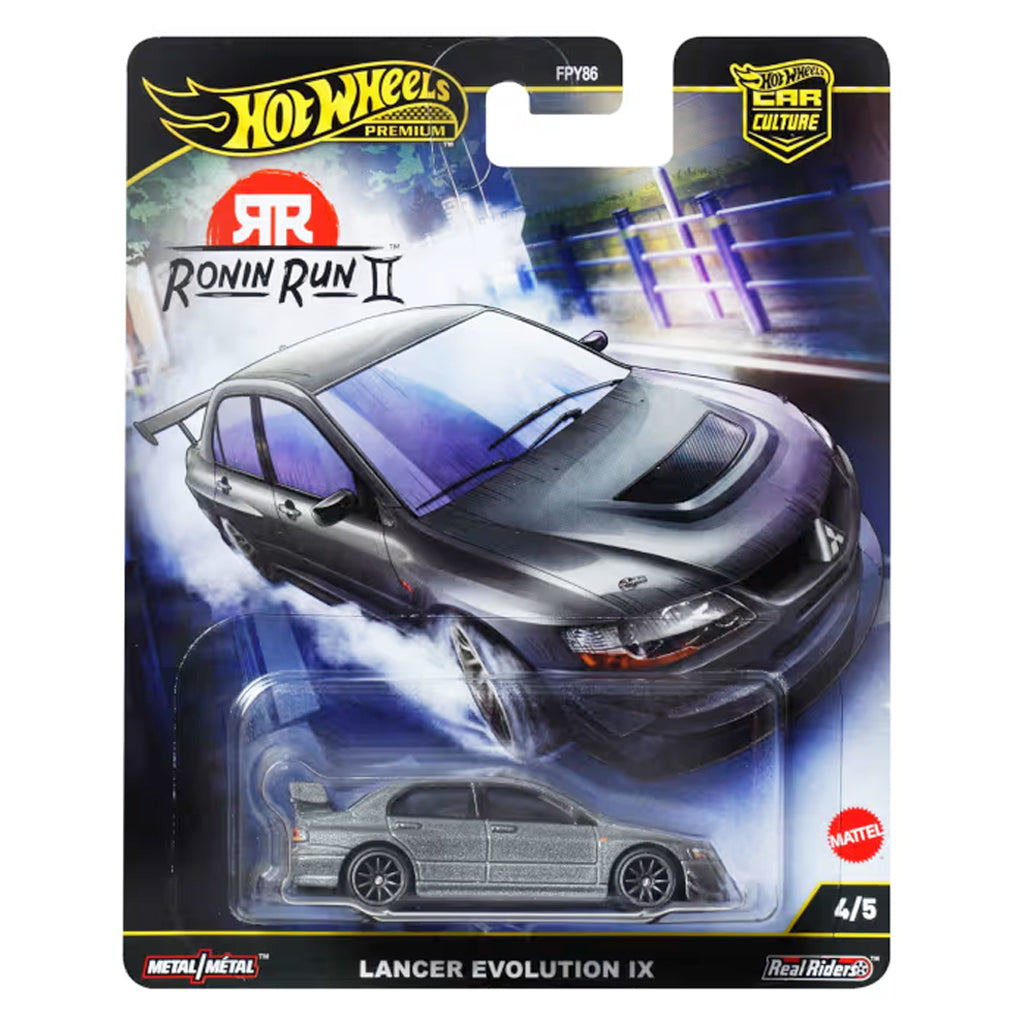 Hot Wheels Ronin Run II - 4/5 - Mitsubishi Lancer Evolution IX Grey ...