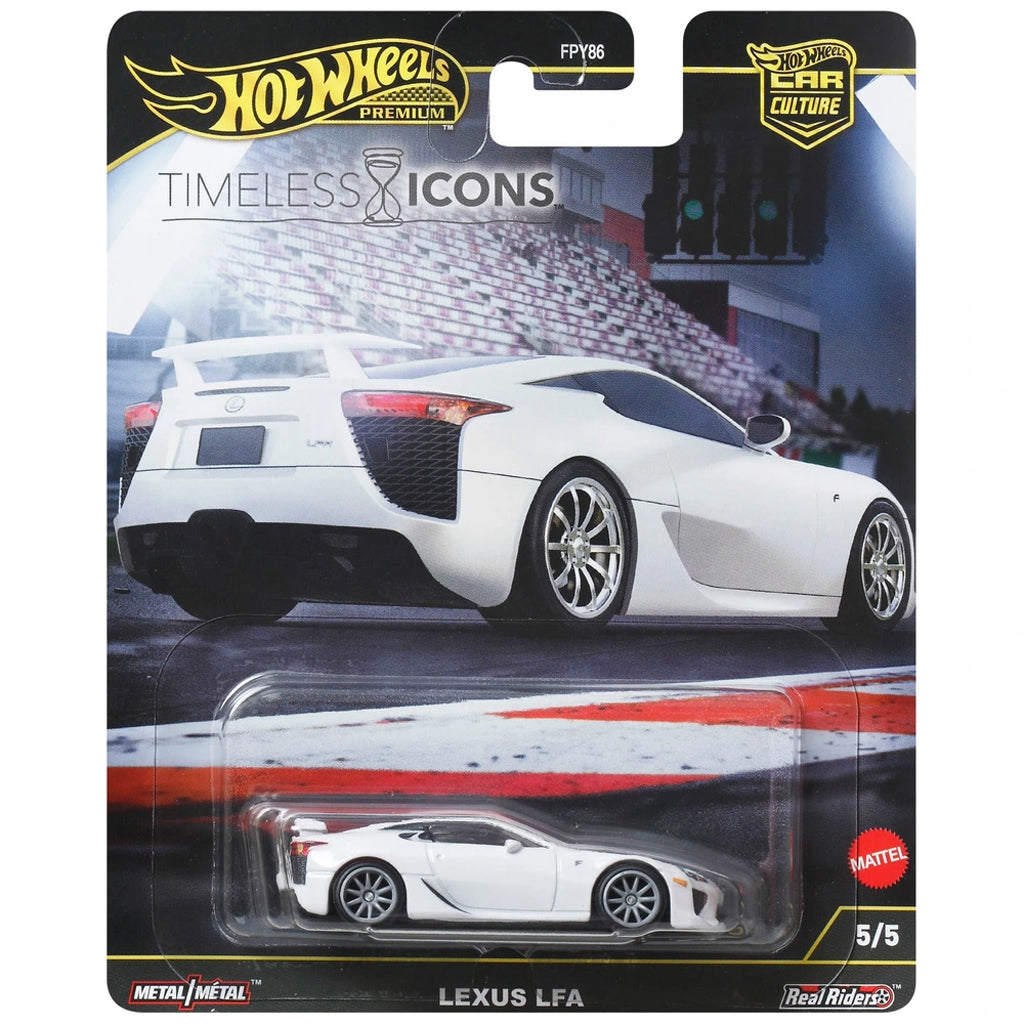 Hot Wheels Timeless Icons - 5/5 - Lexus LFA White (Paint Defect) – AGR ...