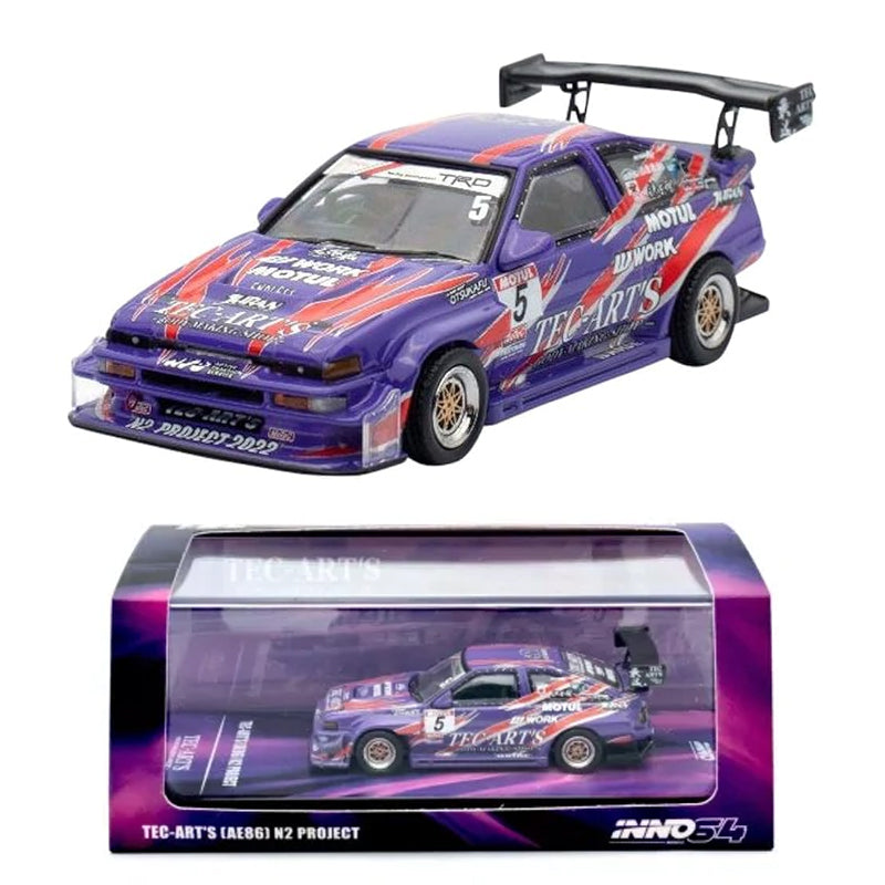 Inno64 Toyota Sprinter Trueno AE86 N2 Project By Tec-Art's (1:64) – AGR ...