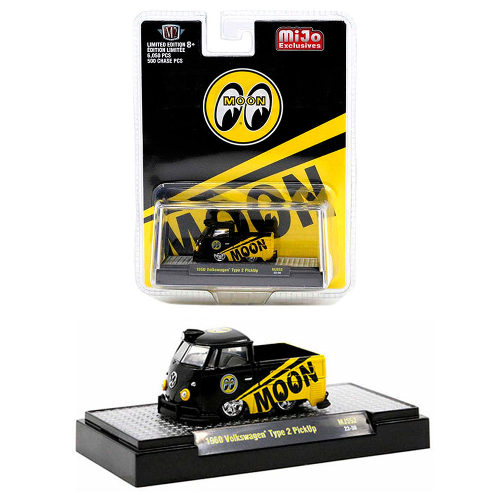 M2 Machines Volkswagen T2 Pickup Mooneyes Black/Yellow (1/64) MJS52 ...