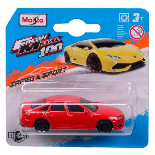 Maisto Fresh Metal 100 Collection - 2019 Audi A6 Red (1:64) – AGR Models