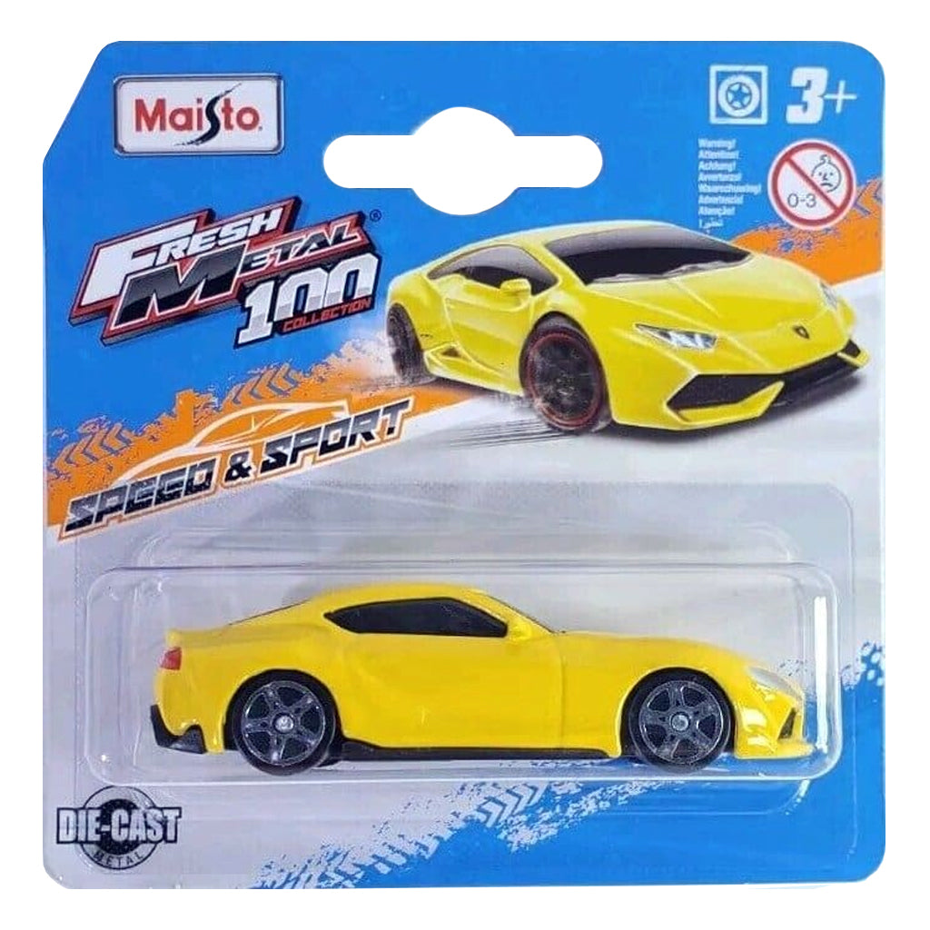 Maisto Toyota Supra GR 2022 Yellow (Approx 1:64) – AGR Models