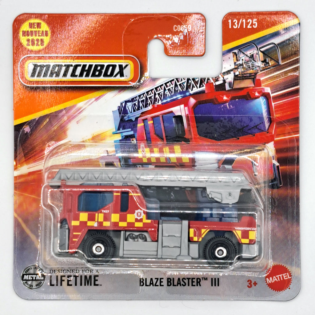 Matchbox - Blaze Blaster III Fire Engine (SC) 2025 MBX Rescue (JBR30 ...