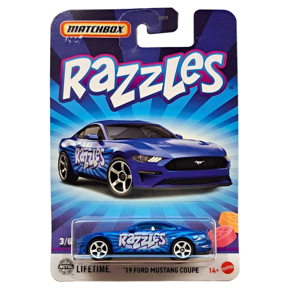 Matchbox Candy Series 2025 - 3/6 - '19 Ford Mustang Coupe (Razzles ...