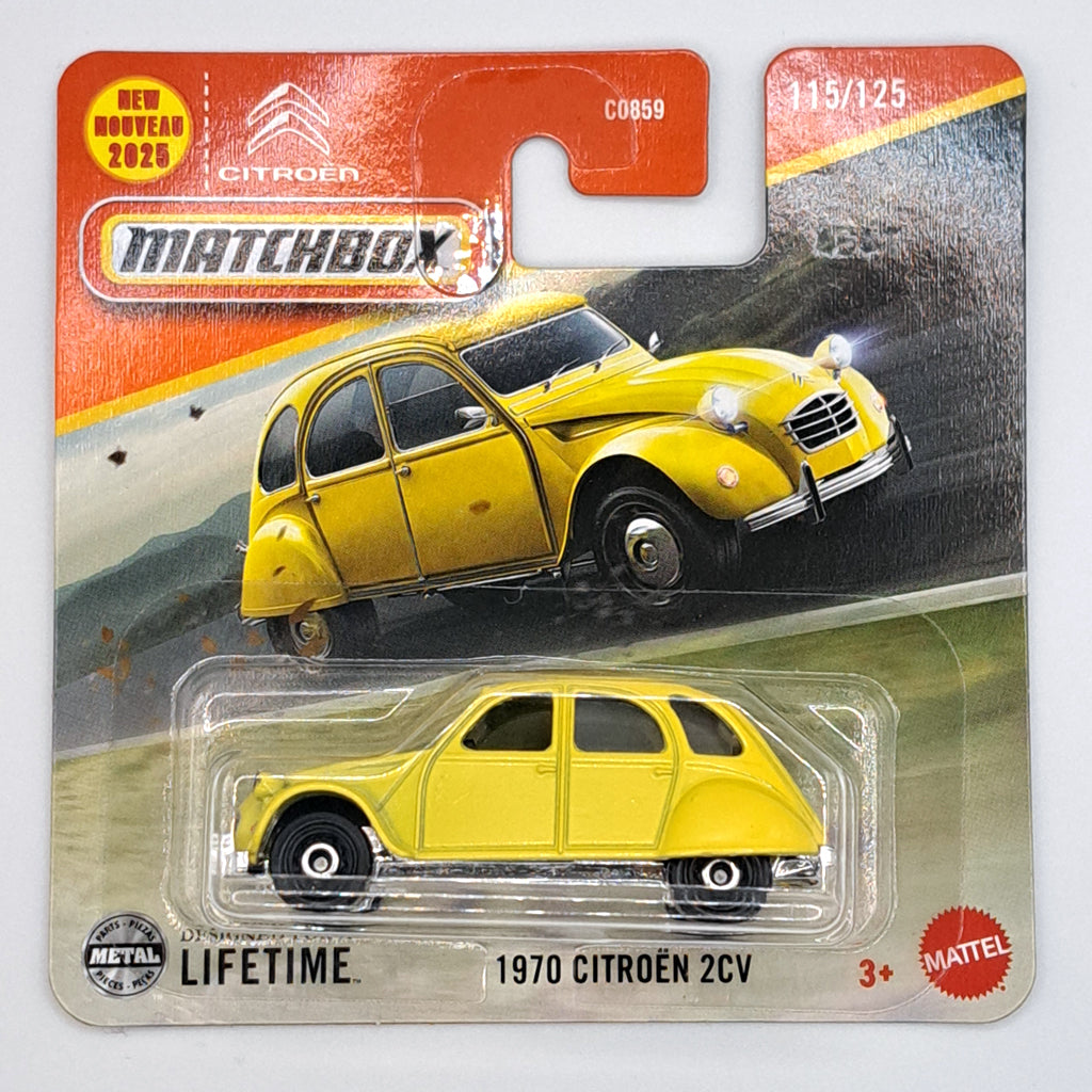 Matchbox - 1970 Citroen 2CV Yellow (SC) JBR12 (2025 MBX Road Trip ...