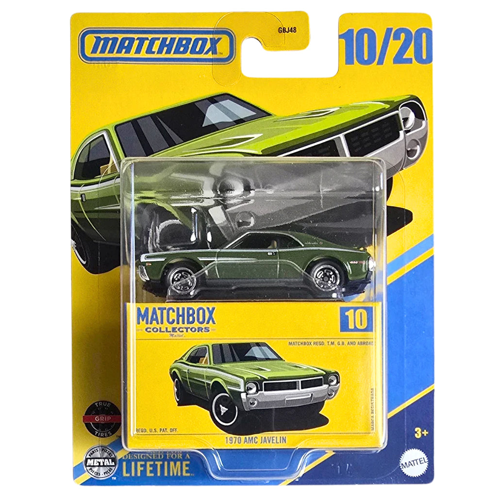 Matchbox Collectors Series 2025 - 1970 AMC Javelin Green (1:64 Scale ...