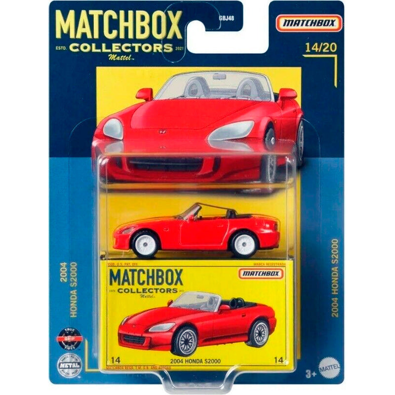 Matchbox Collectors 2004 Honda S2000 Red (GRK31) (1:64) – AGR Models