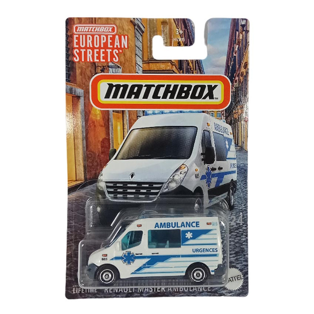 Matchbox European Streets 2024 - Renault Master Ambulance – AGR Models