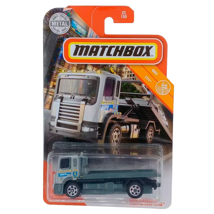 Matchbox MBX Flatbed King Silver (GKK76) (1:64) (Card Creased) – AGR Models