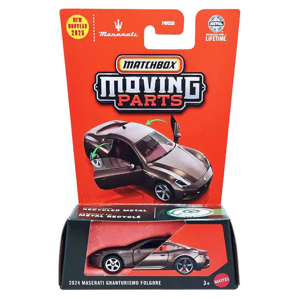 Matchbox Moving Parts 2025 - 2024 Maserati Granturismo Folgore (1:64 ...