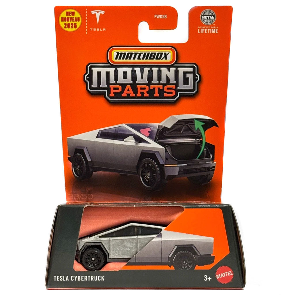 Matchbox Moving Parts 2025 - Tesla Cybertruck (1:64 Scale) – AGR Models