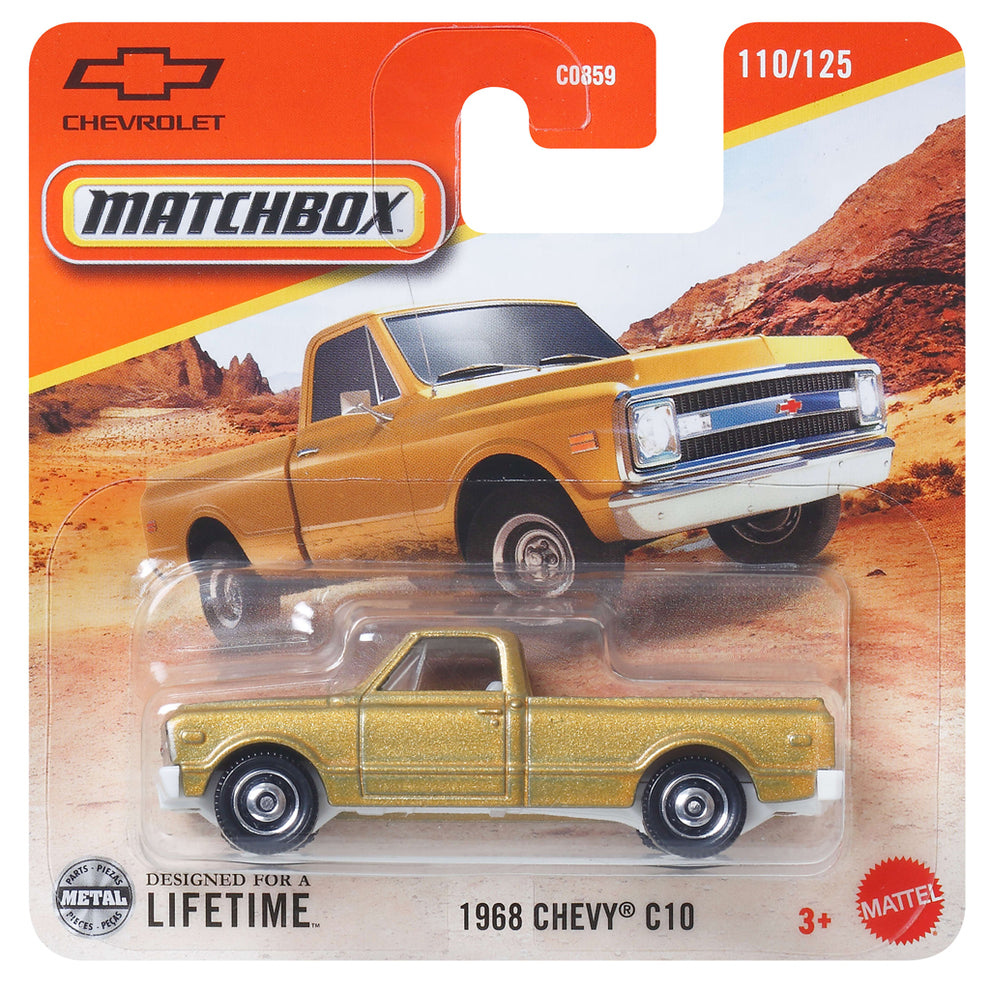 Matchbox - 1968 Chevy C10 Gold (SC) 2025 MBX Adventure (JBR88) – AGR Models