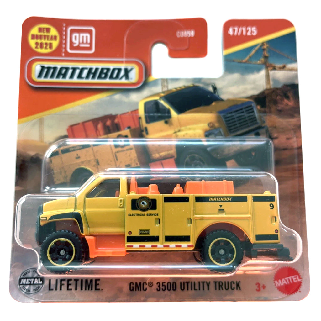 Matchbox - GMC 3500 Utility Truck Yellow (SC) 2025 MBX Construction ...