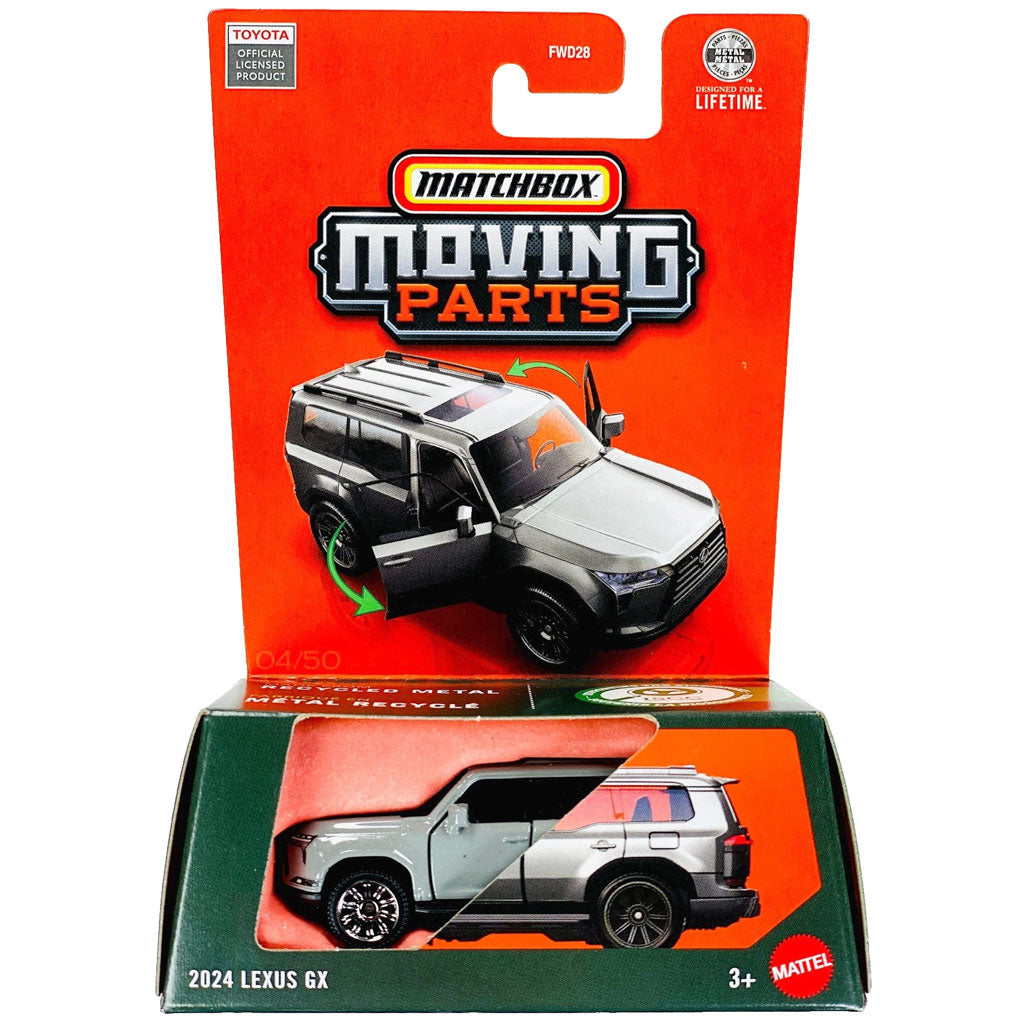 Matchbox Moving Parts 2026 - 2024 Lexus GX Grey – AGR Models