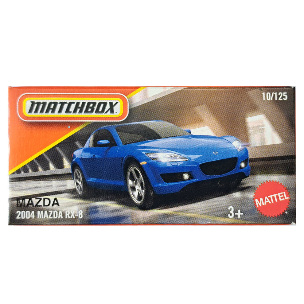 Matchbox Power Grabs - 2004 Mazda RX-8 Blue (JBV60) (1:64) – AGR Models