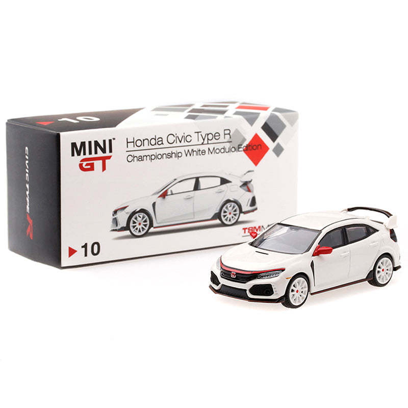Mini GT Honda Civic Type R (FK8) Modulo Edition White (1/64) – AGR Models