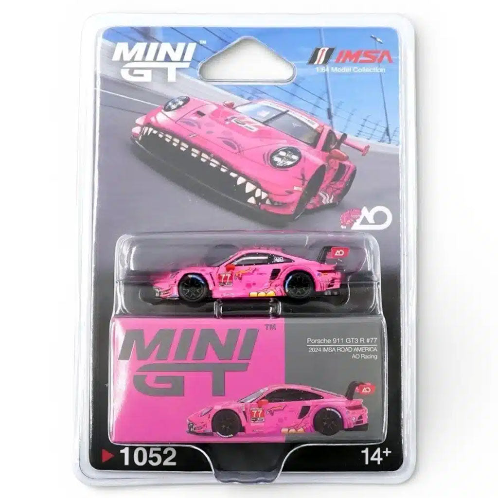 Mini GT Porsche 911 GT3 R #77 Roxy AO 2024 IMSA (1052) (Blister Pack ...