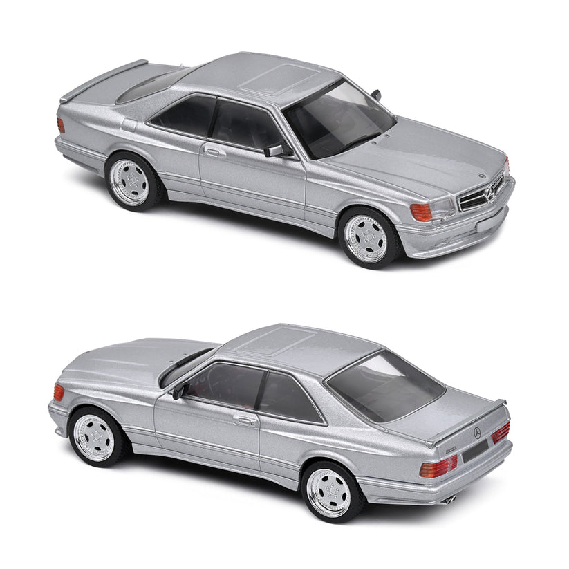 Solido Mercedes Benz 560 SEC AMG Widebody 1990 Silver (1:43 Scale ...