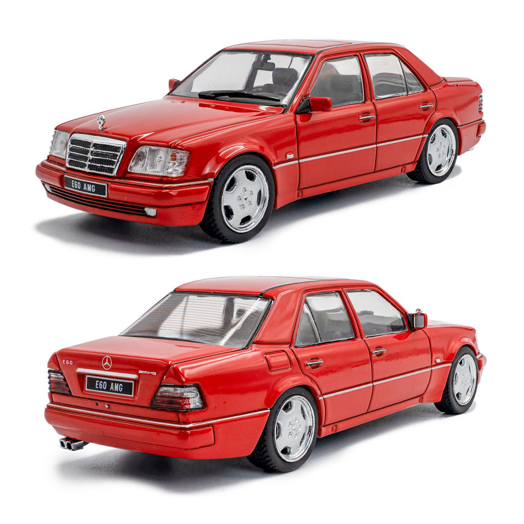 Solido Mercedes Benz W124 E60 AMG 1994 Signal Red (1:43 Scale) – AGR Models